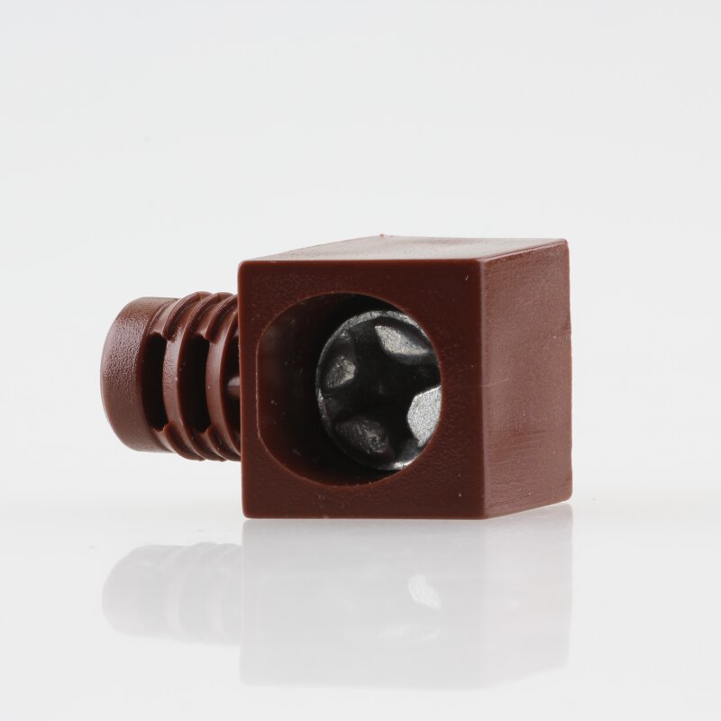 Häfele Korpusverbinder Wandverbinder mit Schraube 14x16mm Kunststoff