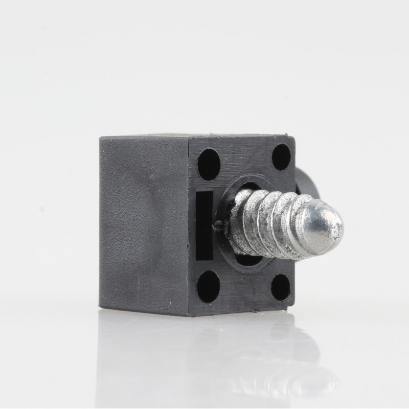 Häfele Korpusverbinder Wandverbinder mit Schraube 14x16mm Kunststoff