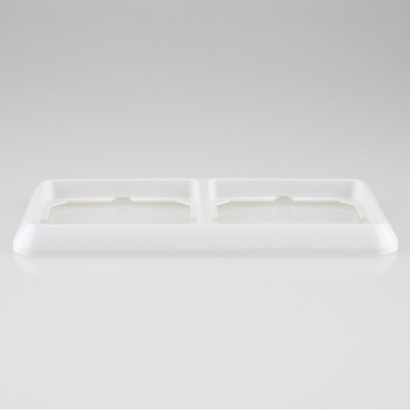 ELSO Rahmen 2-fach FASHION Duro reinweiß 204204 | Radio Kölsch