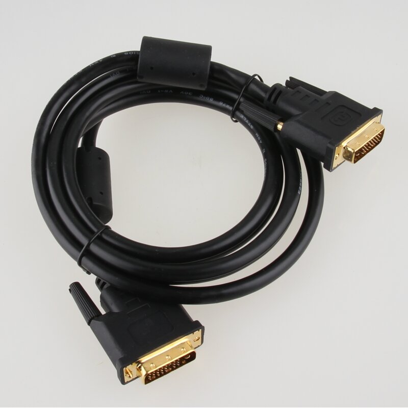 goobay DVI-D Kabel Dual Link 2m – Monitorkabel vergoldet|Radio Kölsch