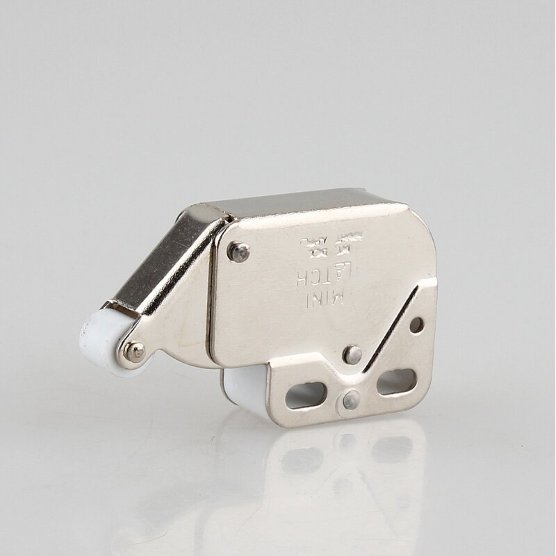 Häfele Mini Latch Schnappverschluss mit Feder vernickelt zum Schraube