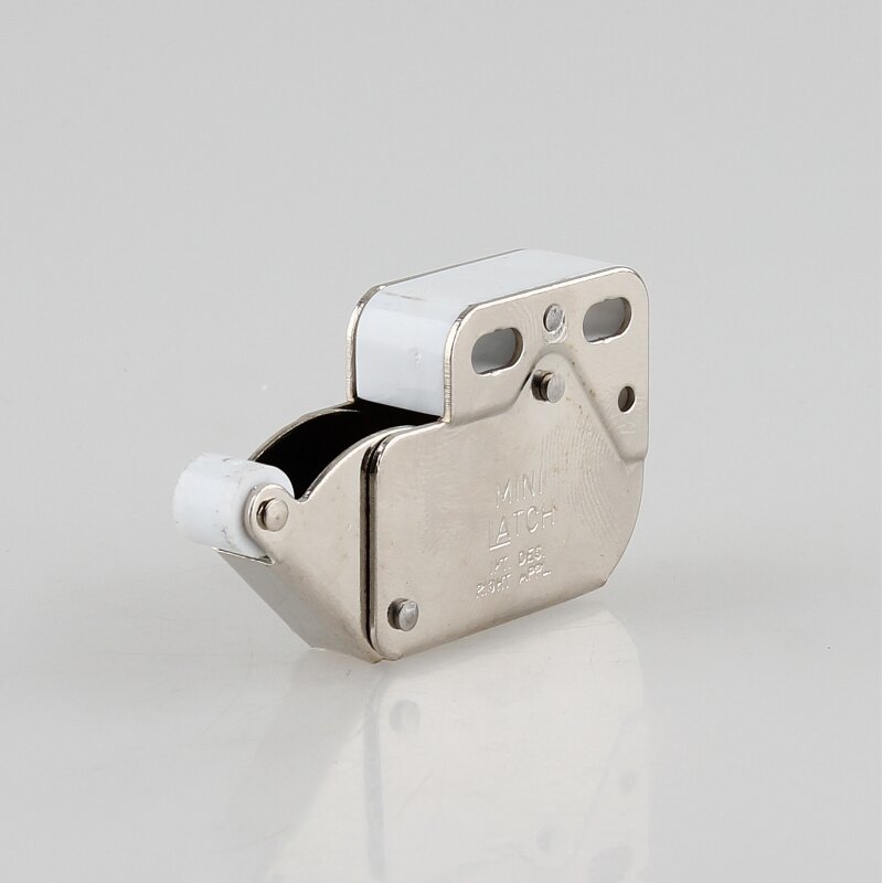Häfele Mini Latch Schnappverschluss mit Feder vernickelt zum Schraube