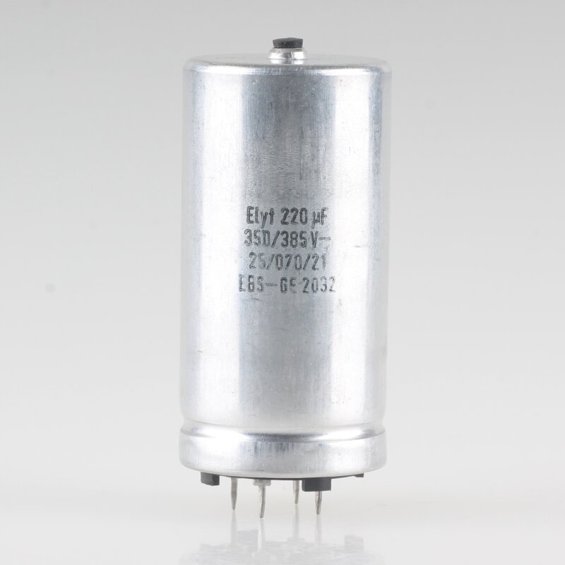 220uF 350/385V Becherelko Elyt-Kondensator|Radio Kölsch
