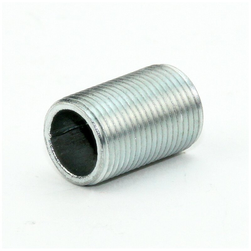M13x1 Rundmutter Messing vernickelt 17x3mm | Radio Kölsch