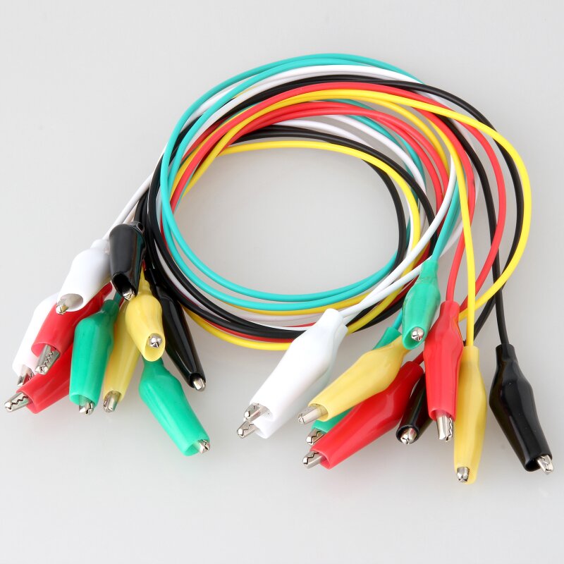 Prüfschnur Krokodilklemmen Set 5 Farben | Radio Kölsch Hamburg