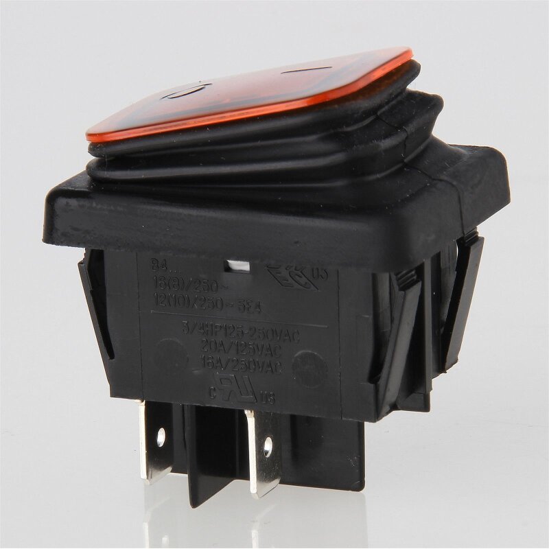 Wippschalter gelb beleuchtet IP65 in Hamburg kaufen