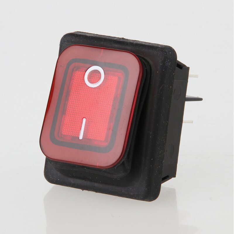 Wippschalter rot beleuchtet IP65 in Hamburg kaufen