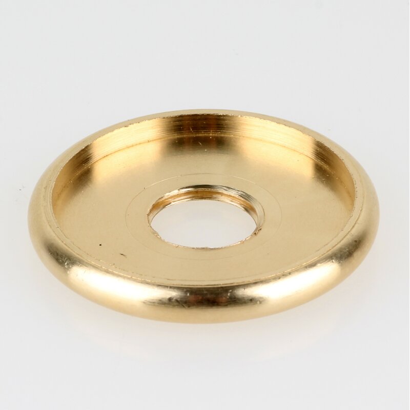 Zentrierscheibe Messing 30x3.5mm m.Rand M10x1 Gewinde|Radio Kölsch