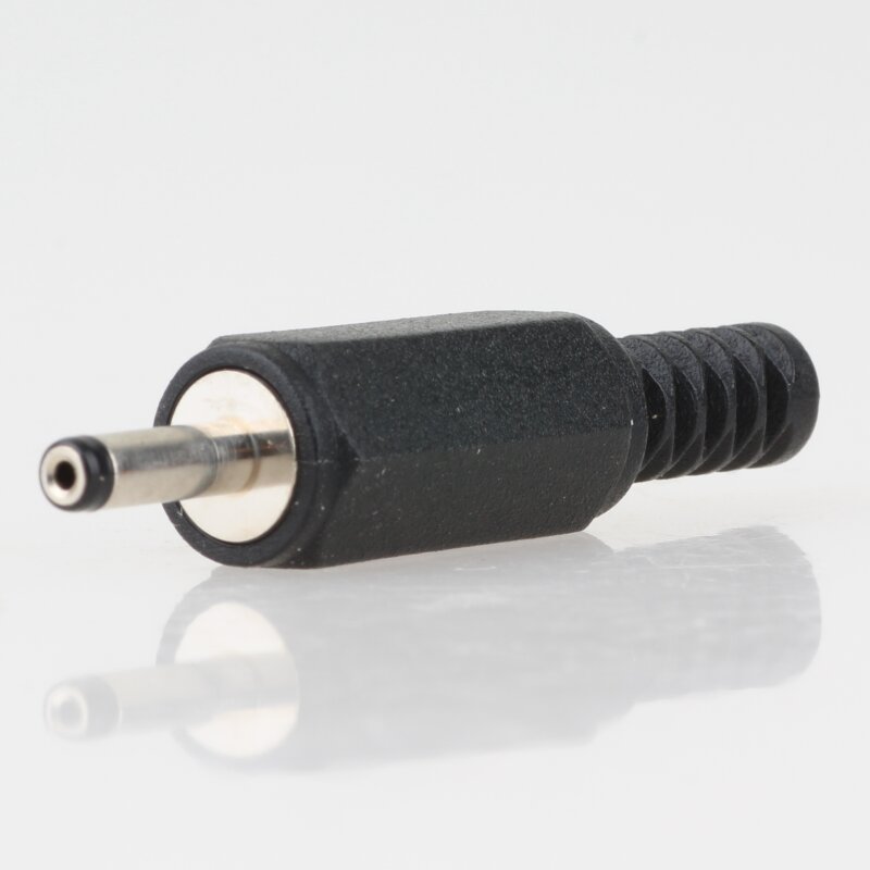 DC Stecker Kunststoff 3mm AD 1.1mm ID mit Knickschutz kaufen